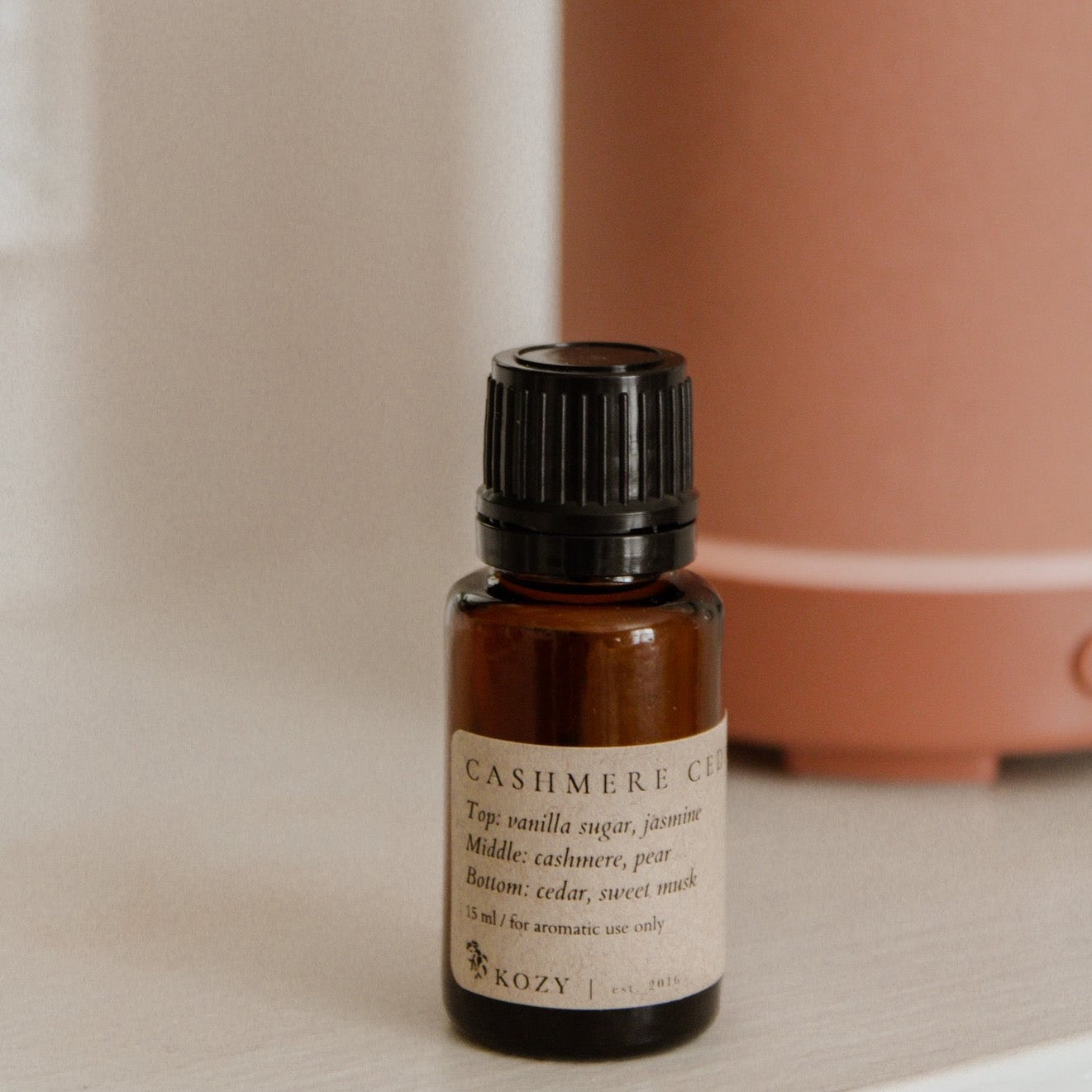 Cashmere Cedar Diffuser Oil – Kozy Kandles Handmade Soy Candles